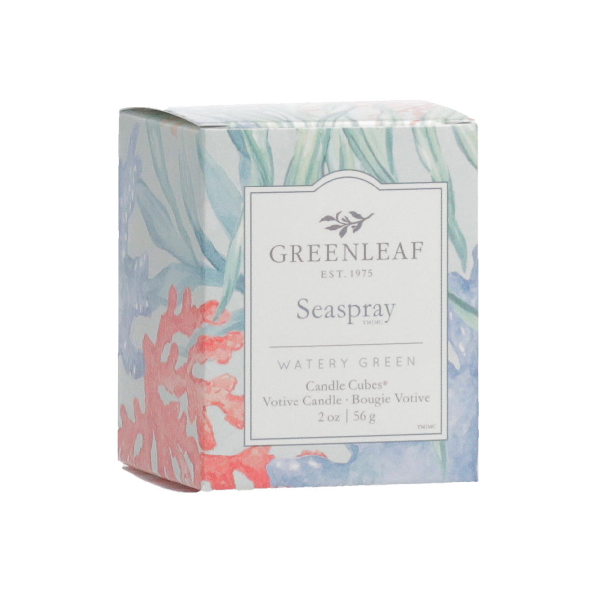 Greenleaf Seaspray Candle Cube x 4 – Greenleaf Gifts